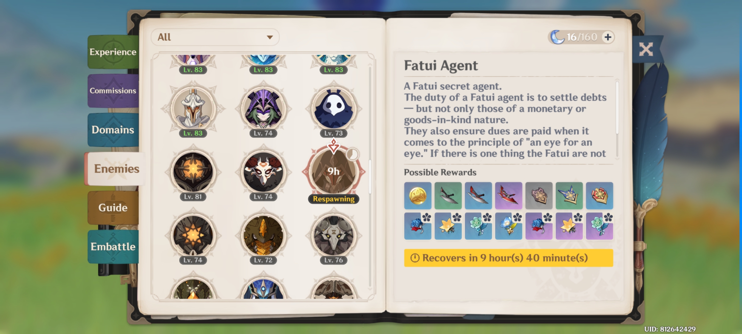 "Futui Agent" went Extinct Genshin Impact | HoYoLAB