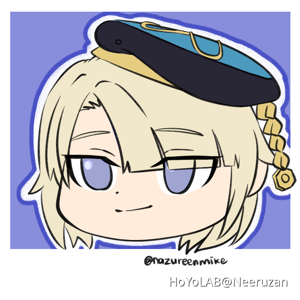 Day 211 until I reach Level 12: Simple chibi of Freminet! Genshin ...