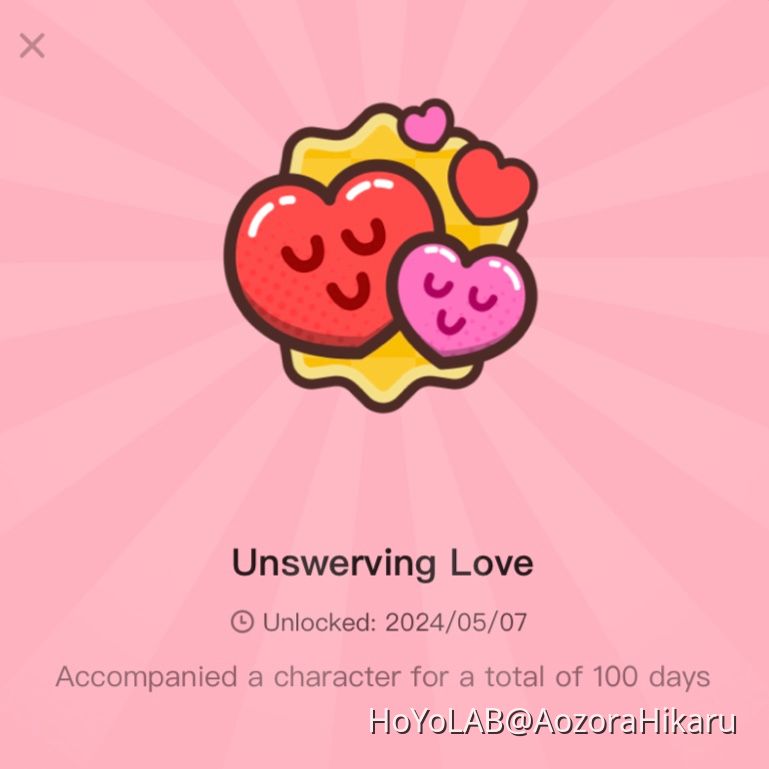 The Unswerving Love | HoYoLAB