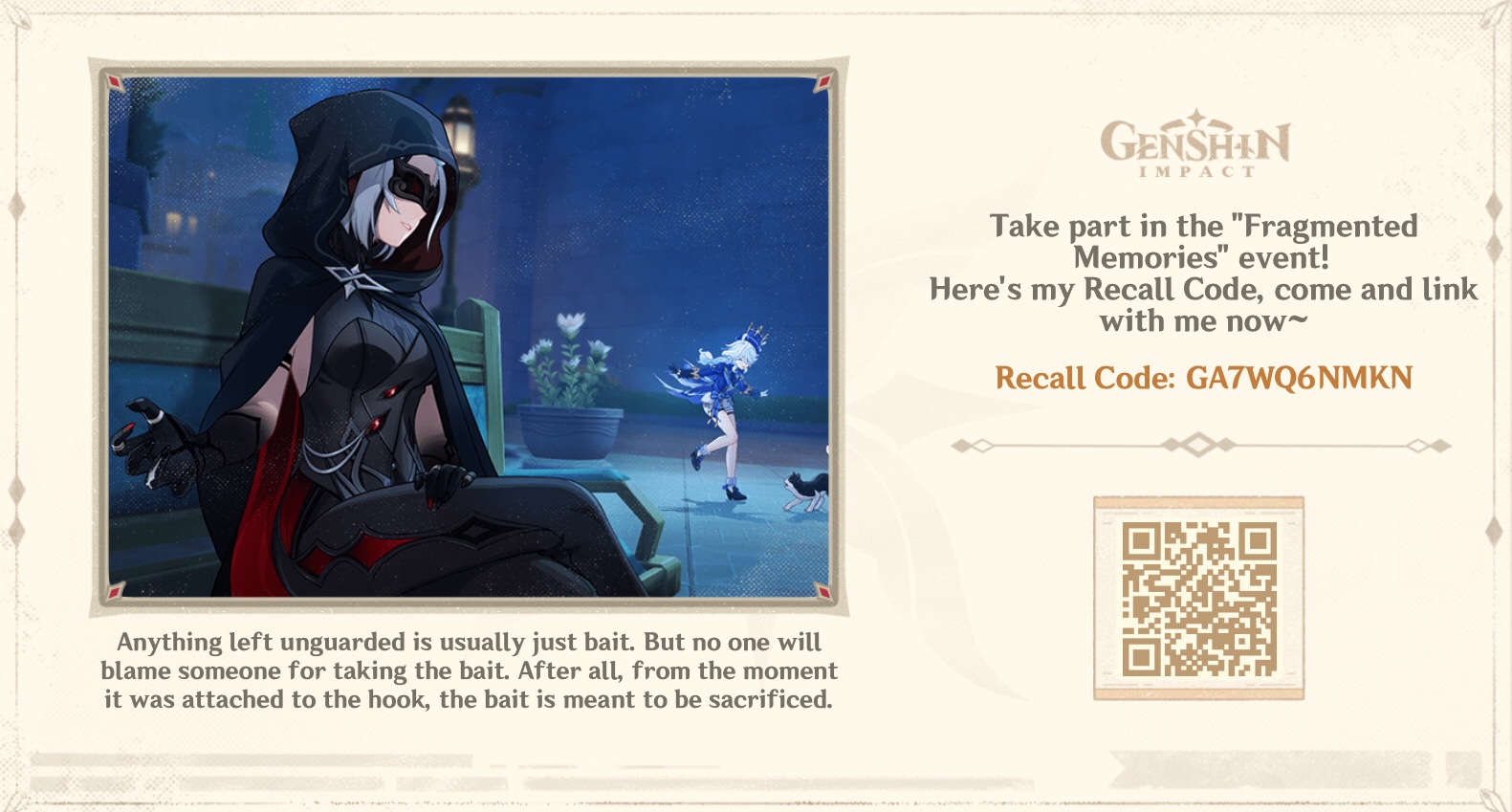 Recall Code!! Genshin Impact | HoYoLAB