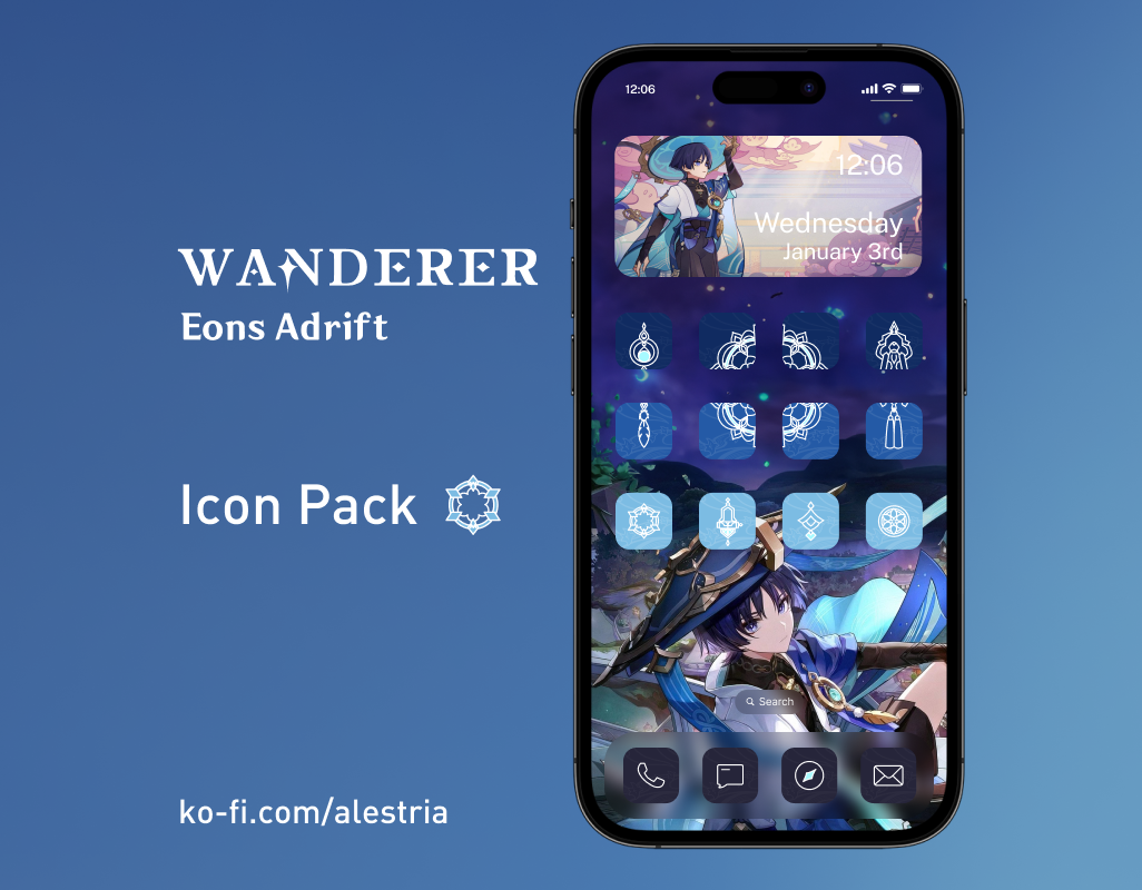 Custom Wanderer Icon Pack Genshin Impact | HoYoLAB