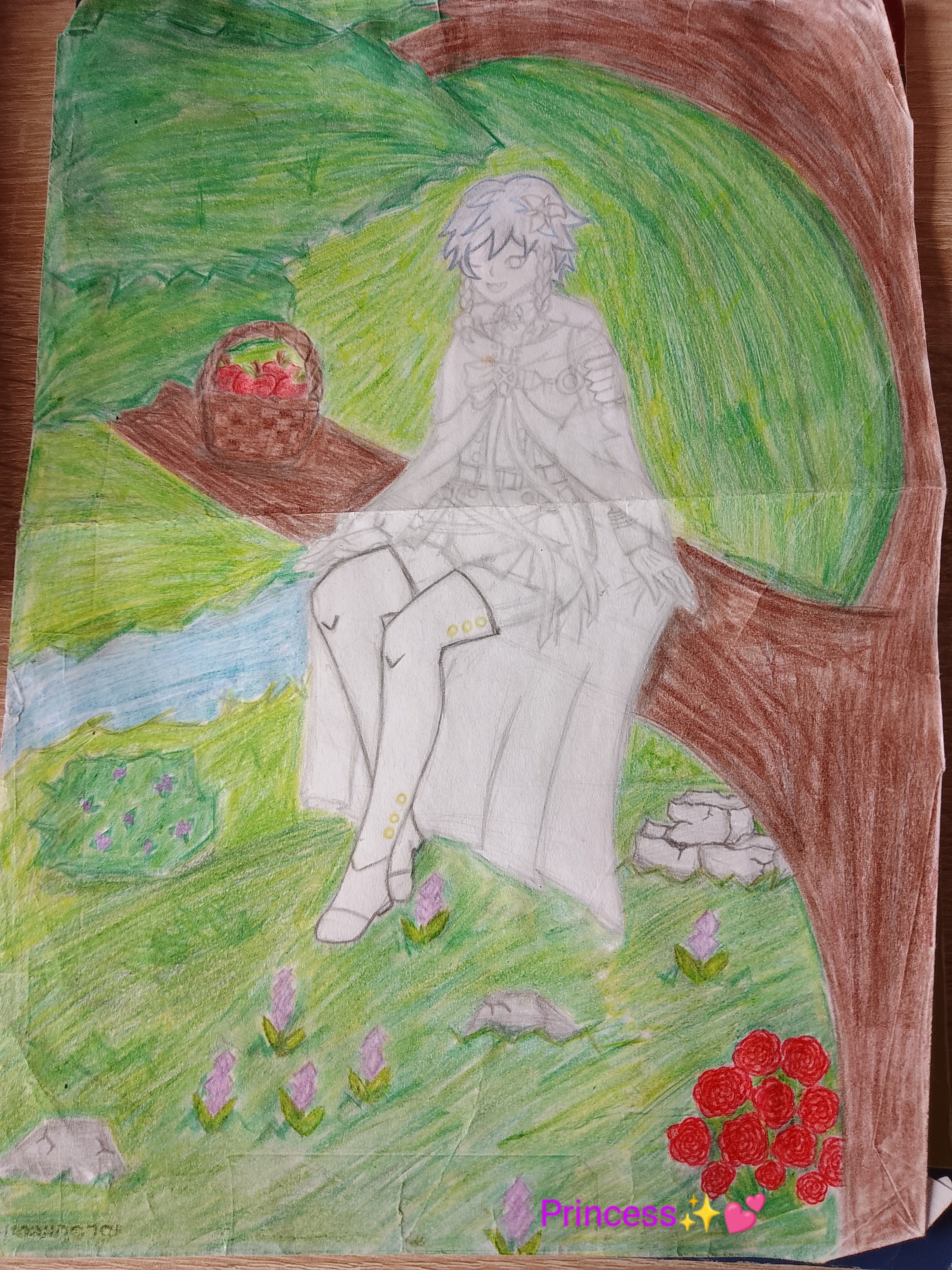 Ventii!!!🍃🌸(Finished drawing😉) Genshin Impact | HoYoLAB
