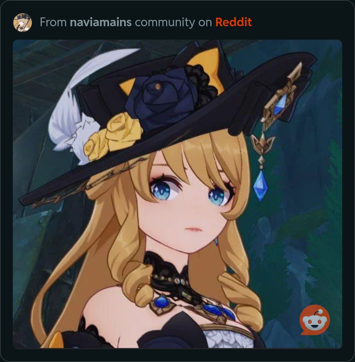 Navia badge day 2 posting Genshin Impact | HoYoLAB