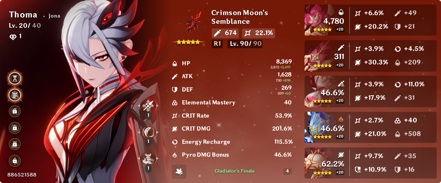 My future Arle build (⁠ ⁠•⁠ᴗ⁠•⁠ ⁠) if I dont get her, I'll cry Genshin ...