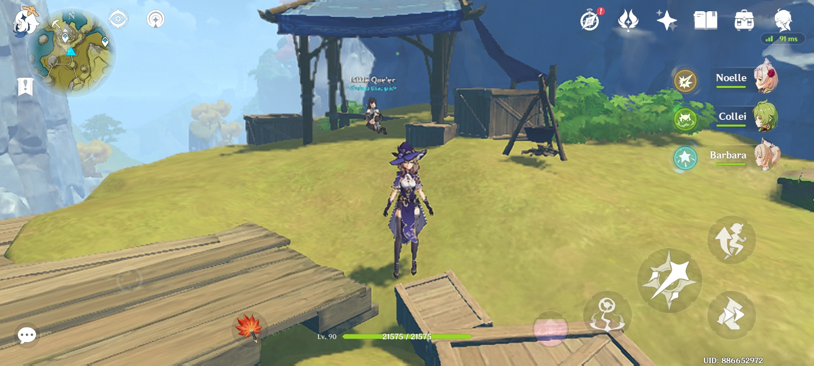 Very lonely sight that Little Que'er is left on these mountains Genshin ...