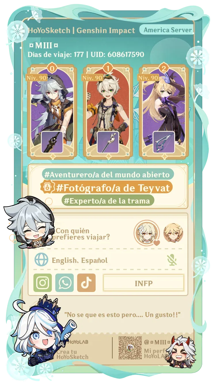 Infografia creo Genshin Impact | HoYoLAB