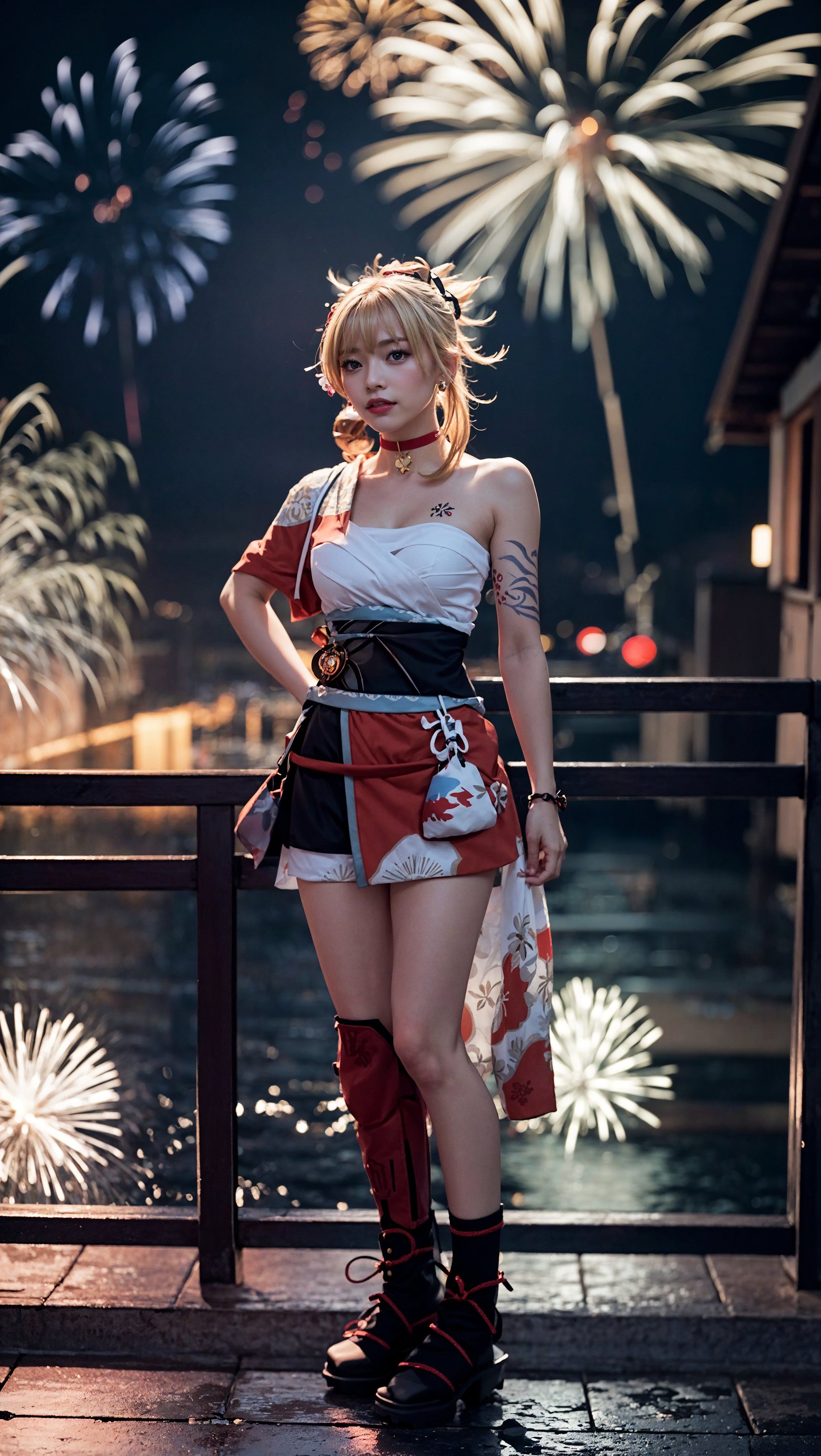 Yoimiya is the char that I didn't look at the first time, I fall in ...