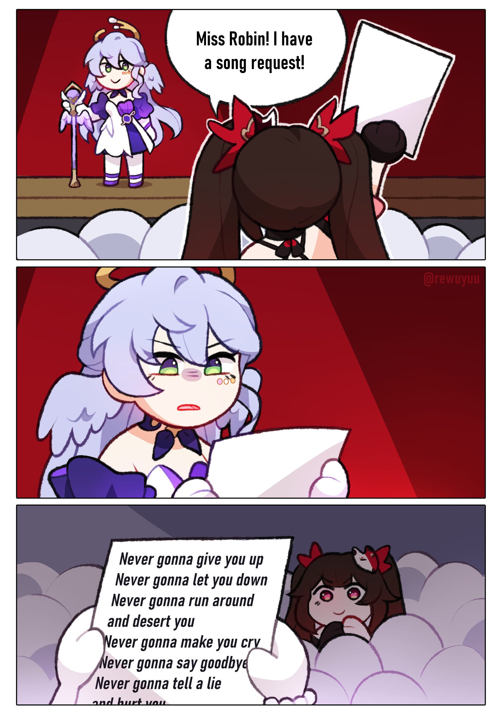 If Sparkle give Robin a script that is unfamiliar meme. Honkai: Star ...