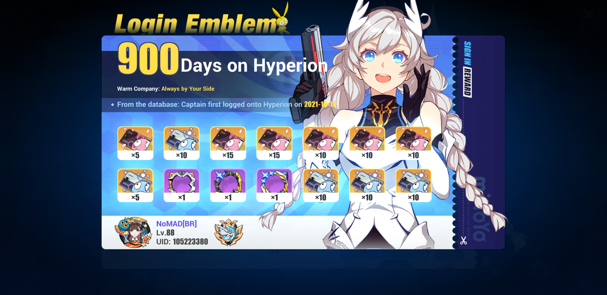 900 on the best Hoyo game!!! Honkai Impact 3rd | HoYoLAB