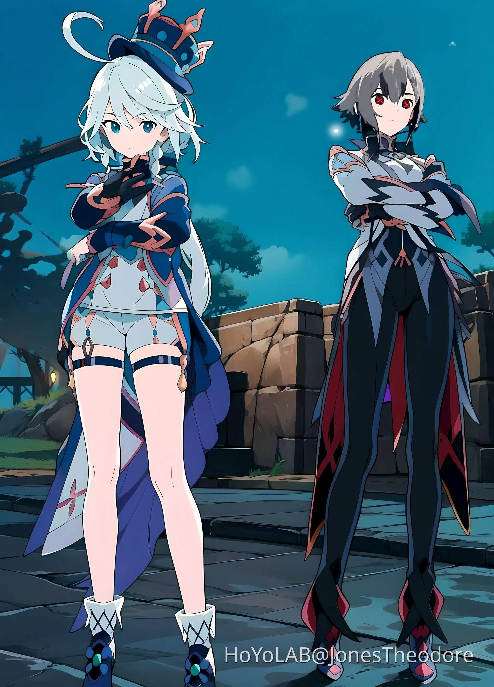 Ghibli Studios Arlecchino & Furnia Genshin Impact | HoYoLAB