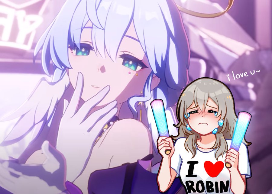 all of us robin simps when the trailer dropped 🥹💜 Honkai: Star Rail ...