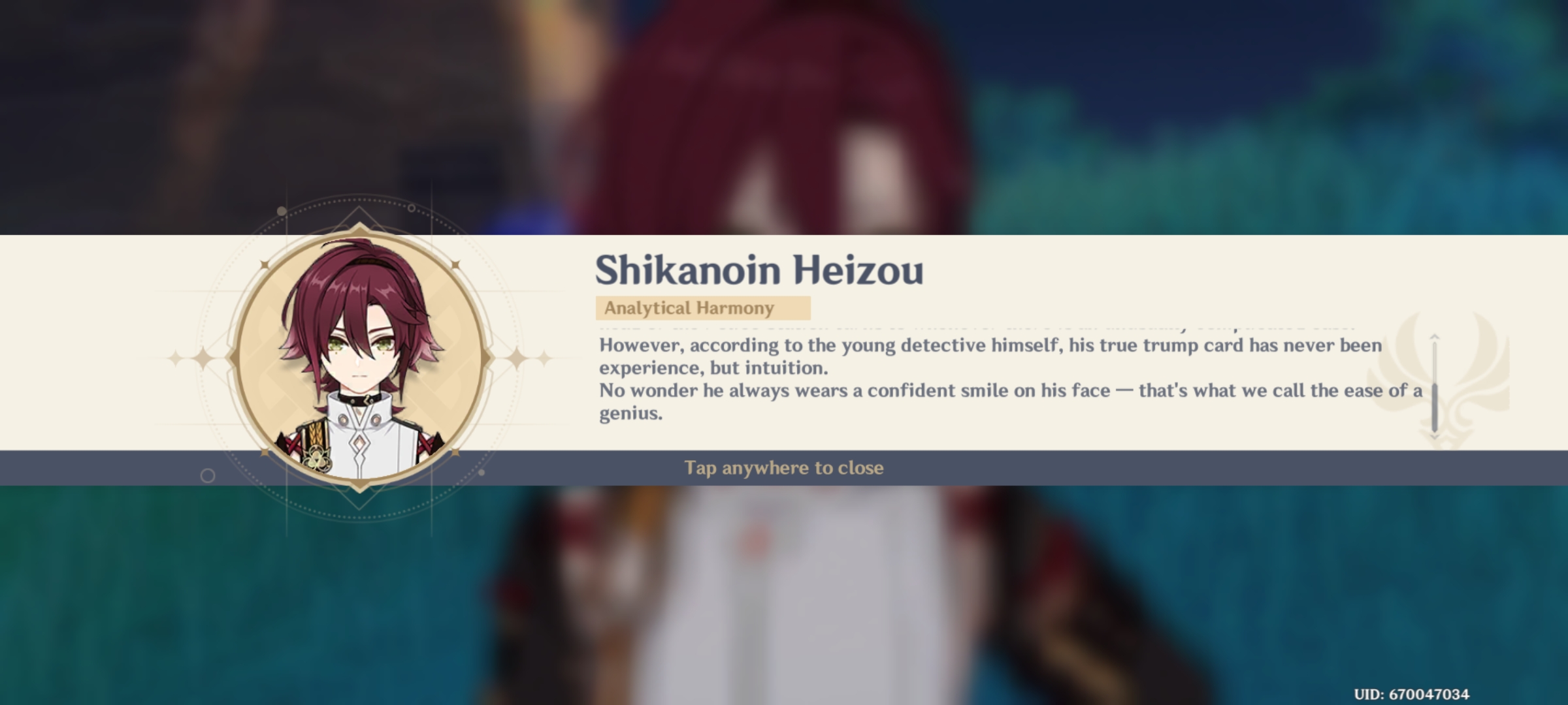 Meeting Heizou for the first time in gi Genshin Impact | HoYoLAB