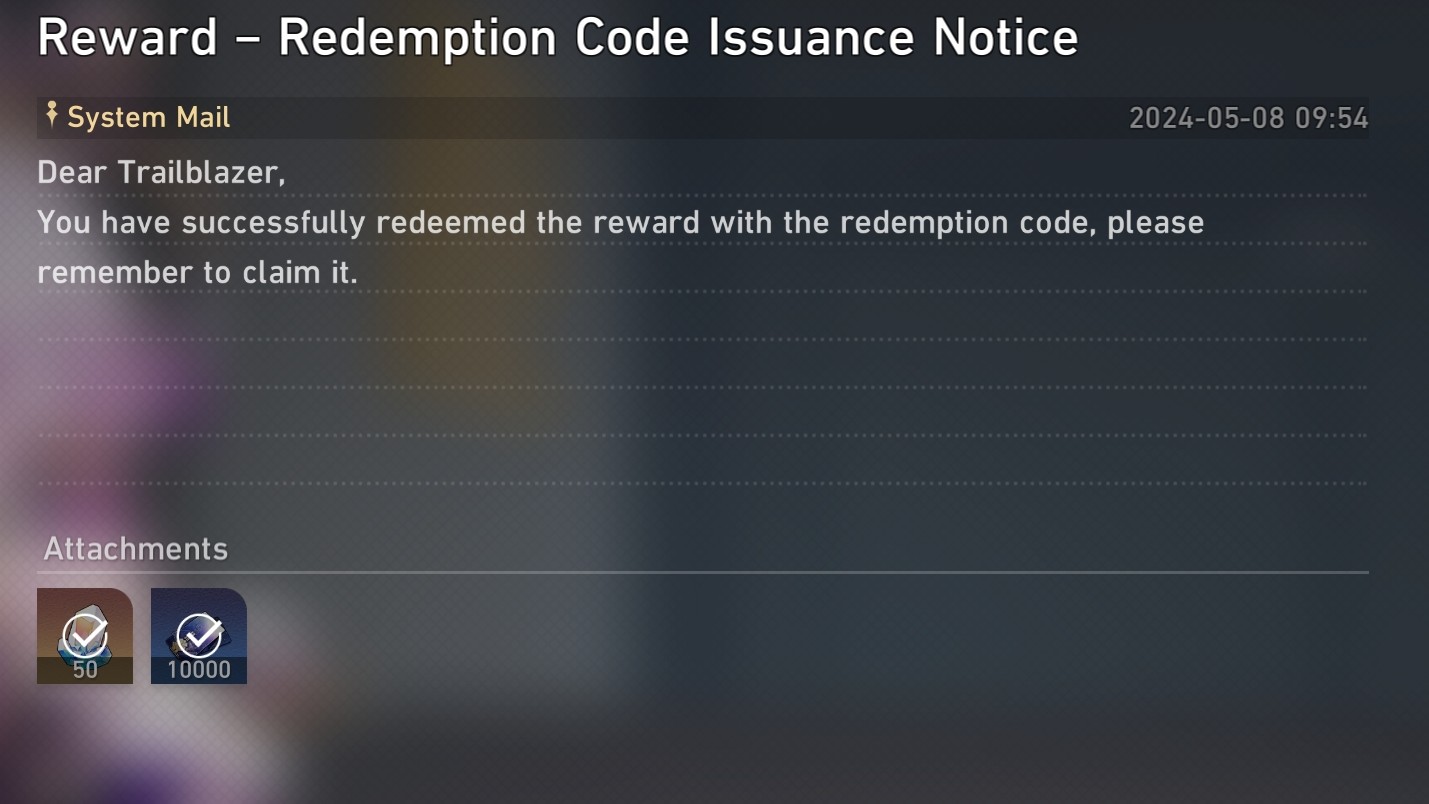 HSR code 5/8 redeemed Honkai: Star Rail | HoYoLAB