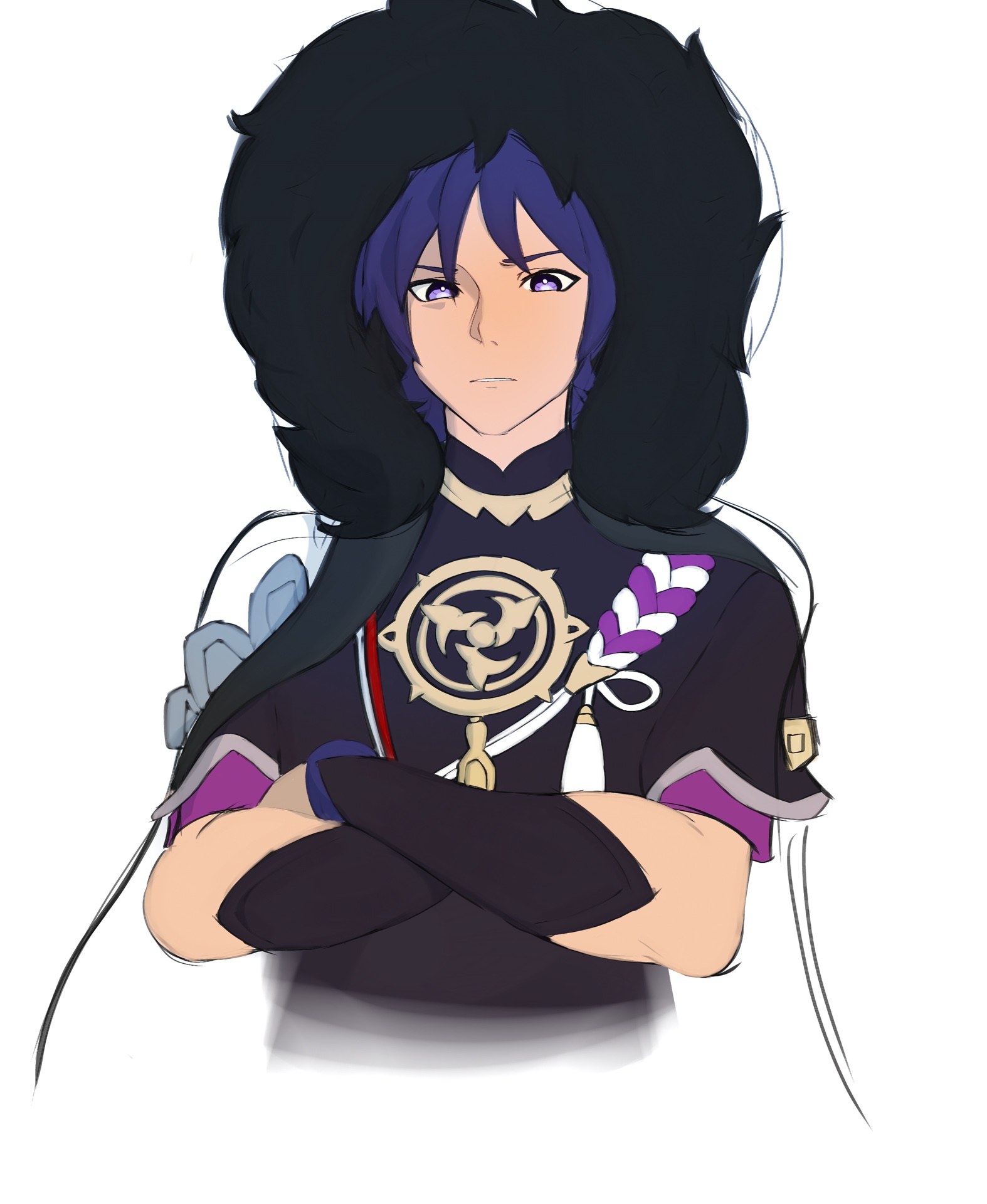 Scaramouche in his Fatui Outfit! Genshin Impact | HoYoLAB