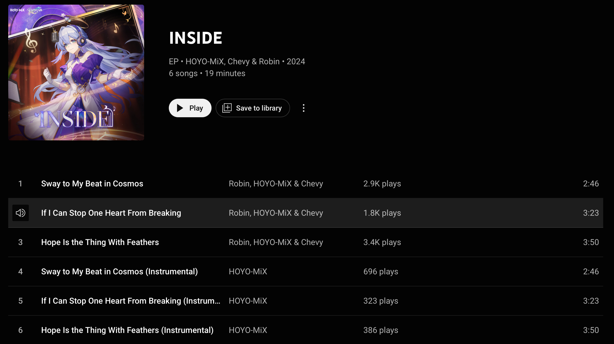 Robin's Album, INSIDE is here! Honkai: Star Rail | HoYoLAB