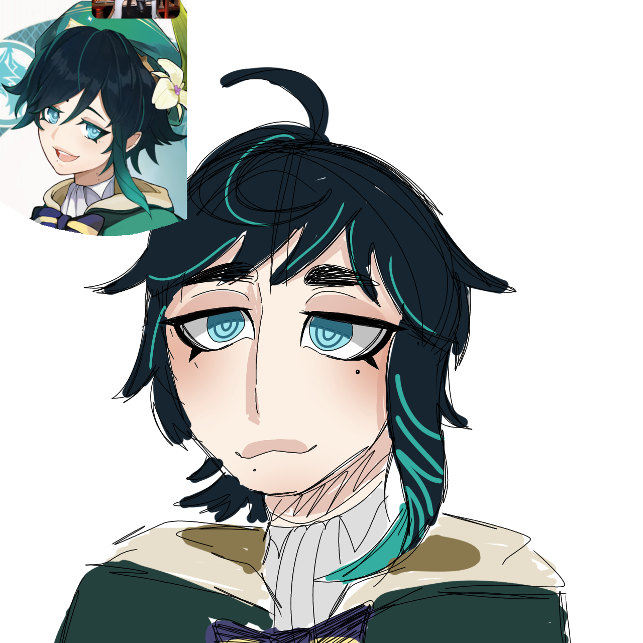 Low effort Venti doodle Genshin Impact | HoYoLAB