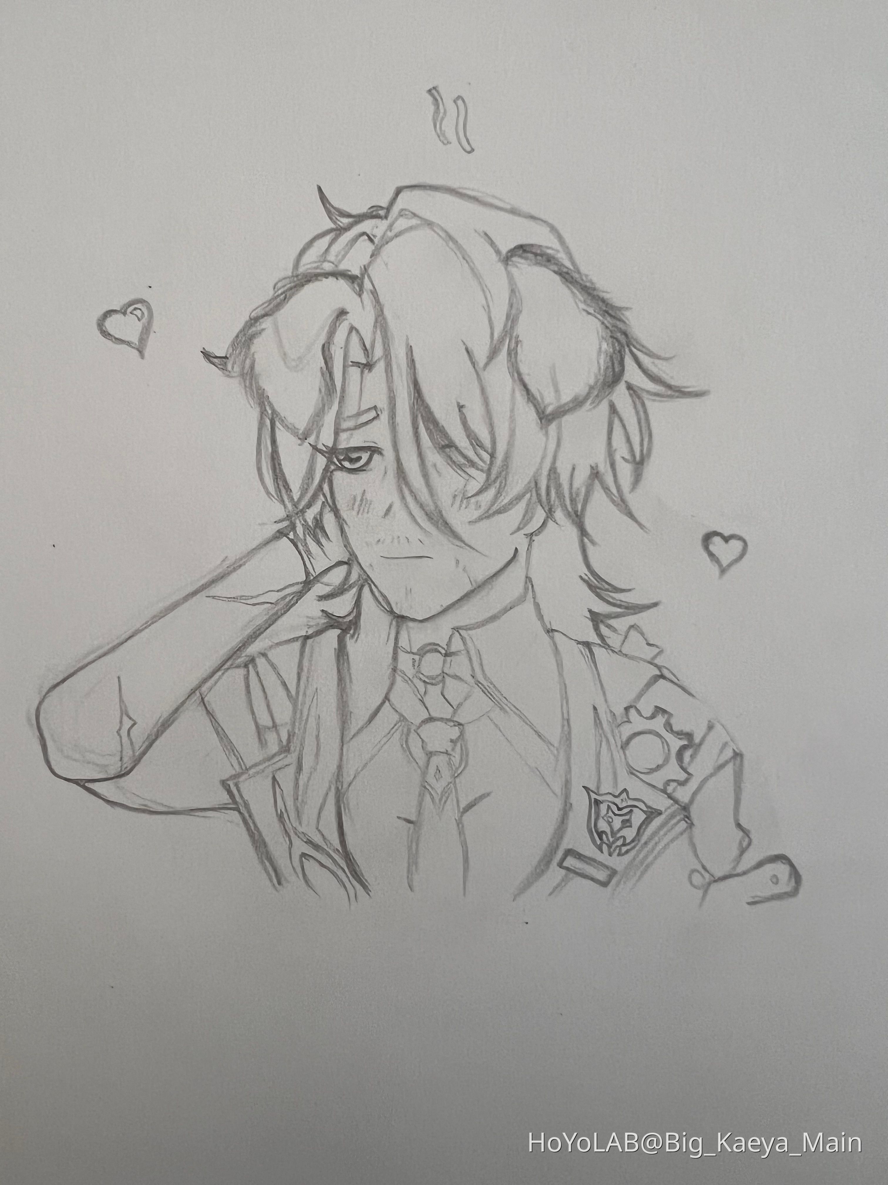 🤎🐕For the Gallagher badge. Will post an art piece of him per day until ...