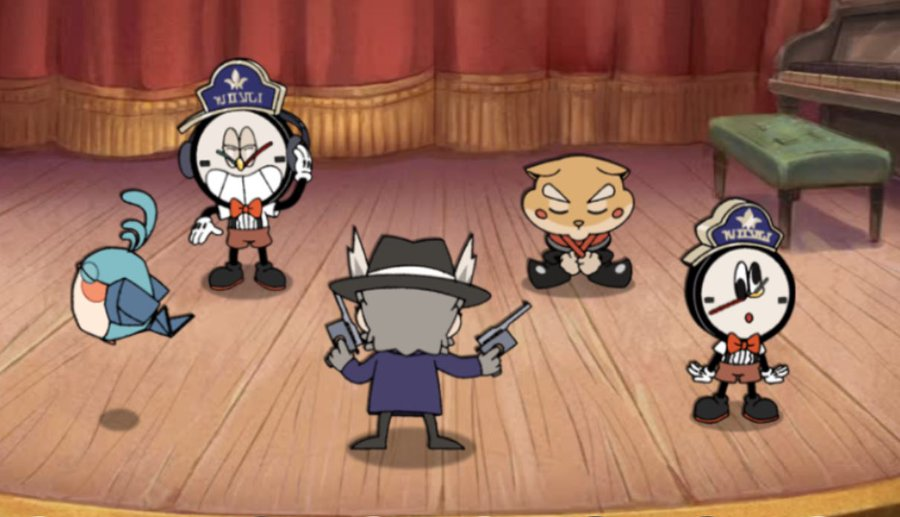 HANU WITH A GUN AND CLOCKIE WITH THE HEAD PHONES HELPME Honkai: Star ...