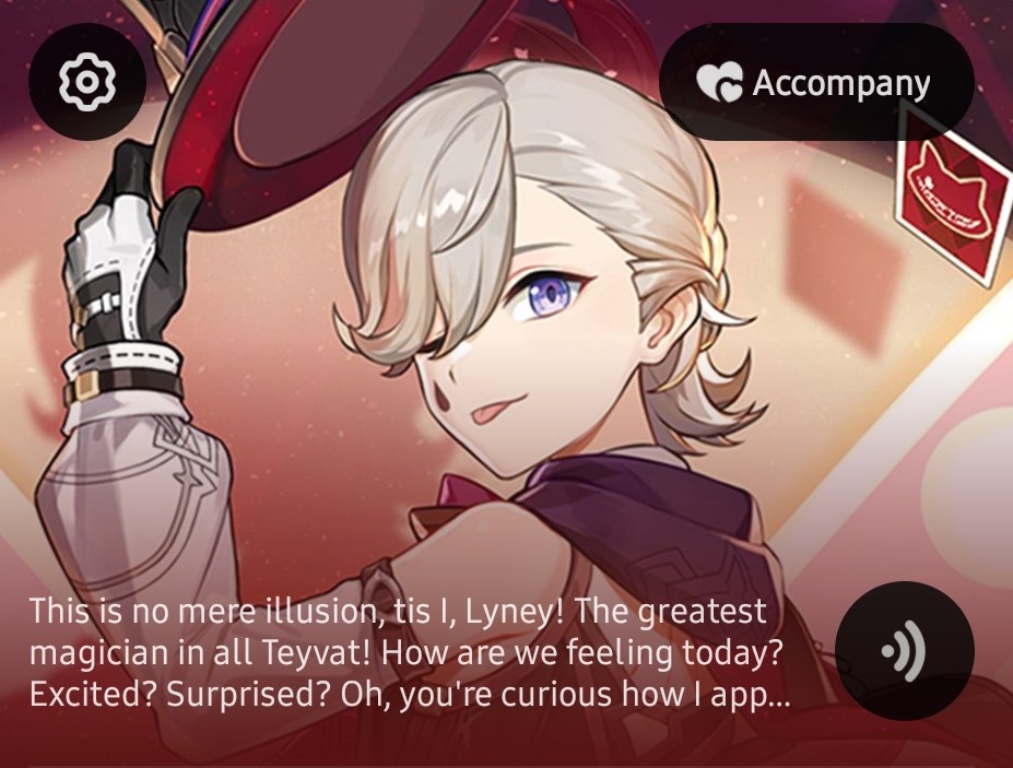 lyney widget voiceovers!! Genshin Impact | HoYoLAB