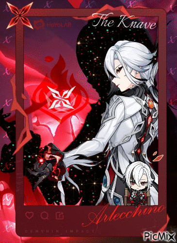 arlecchino nation can we start making more fan blingees PLEASE Genshin ...