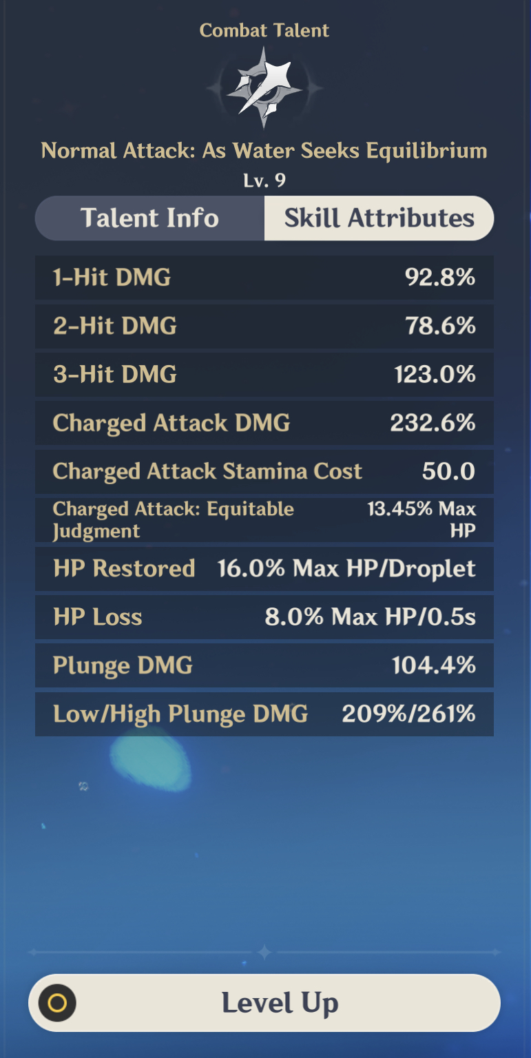 The longest stats on a normal attack I’ve seen Genshin Impact | HoYoLAB
