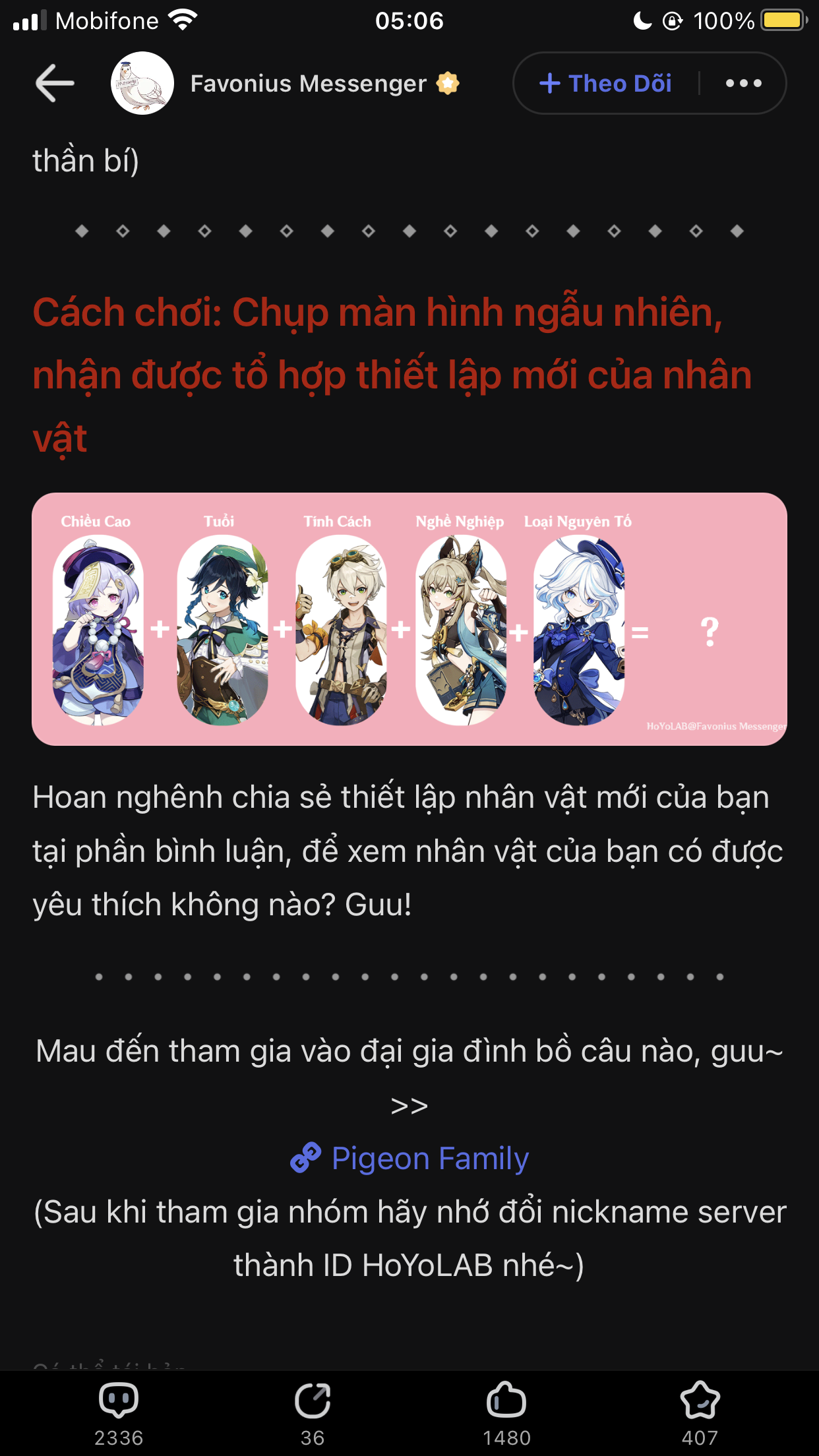 Shipper hơn mấy trăm tuổi ak :)))))) Genshin Impact | HoYoLAB