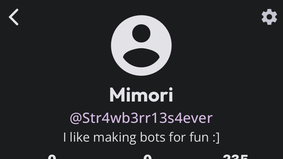 My c.ai acc that makes bots