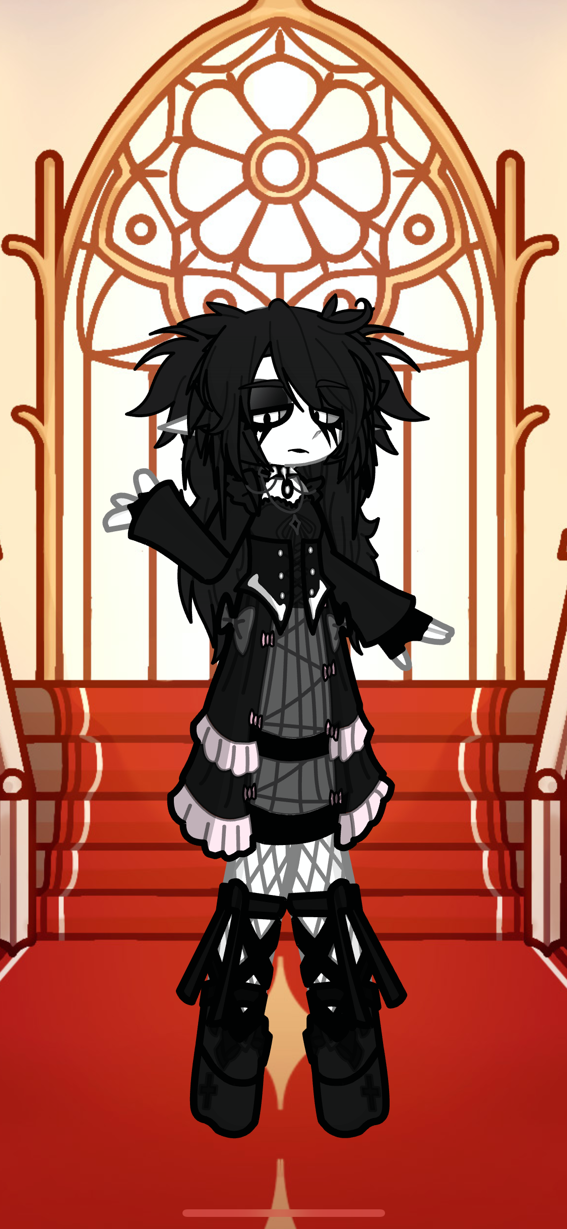 Tried making a trad goth in GL2 🥲 | HoYoLAB