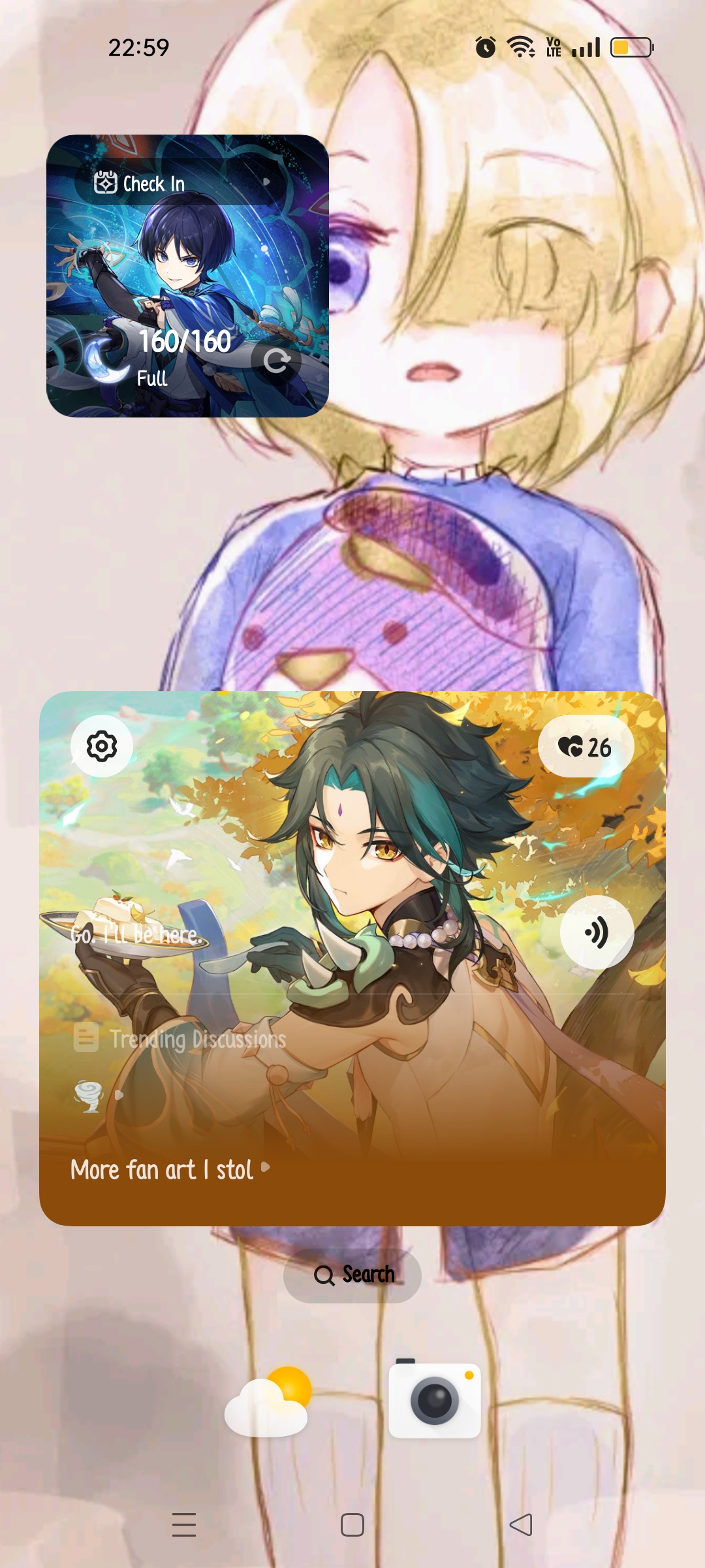 I changed my Freminet Wallpaper into baby Freminet hehehe! Genshin Impact | HoYoLAB