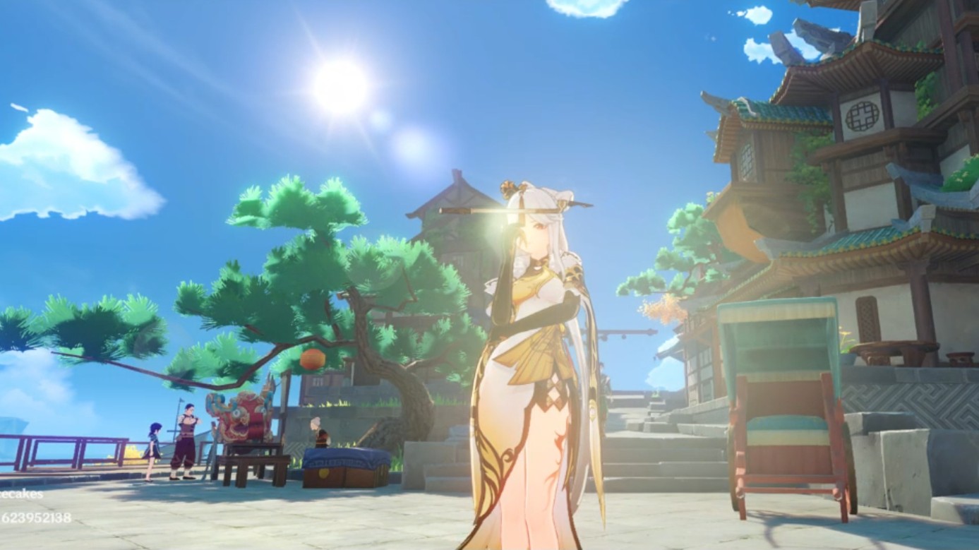 Ninguang posing at sunrise Genshin Impact | HoYoLAB