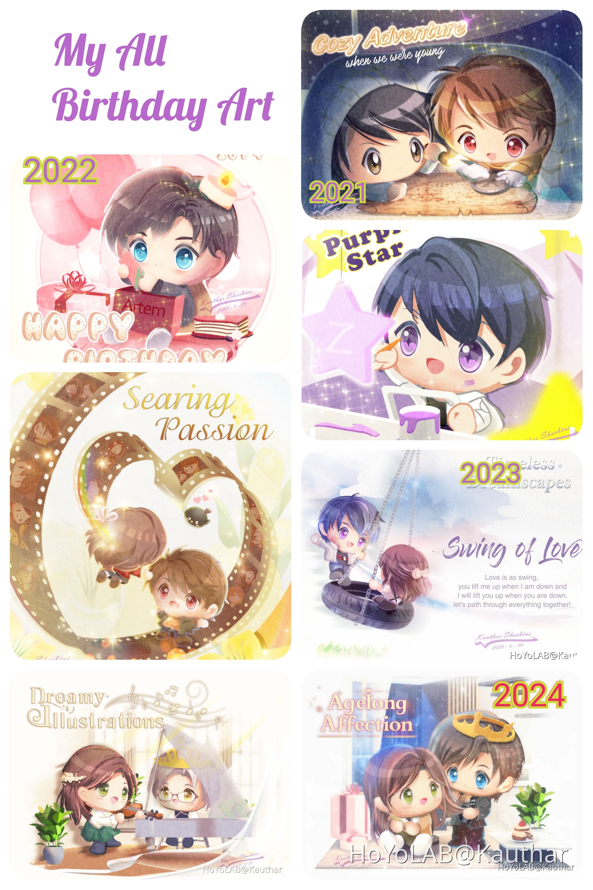 [fanart collection] My all Fanart for Tears of themis Contest so far ...