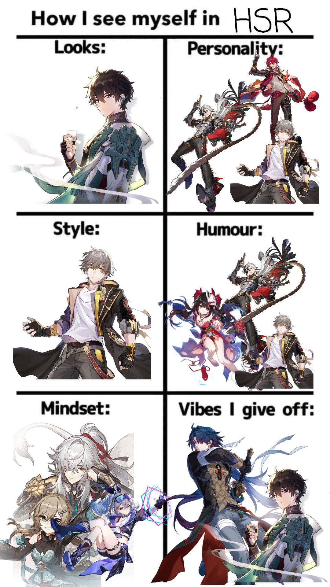 How i see myself in HSR characters Honkai: Star Rail | HoYoLAB