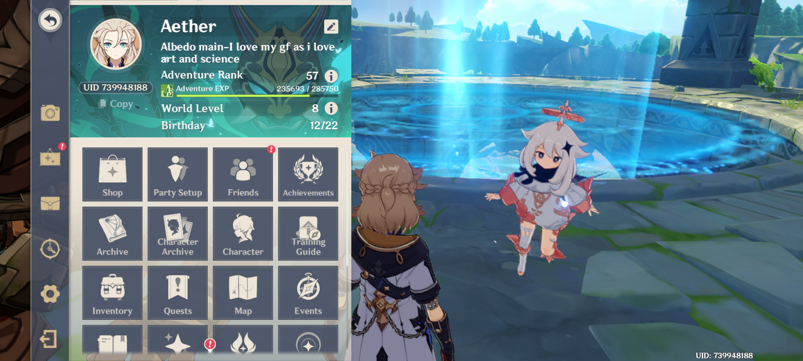 fun fact about my account. Genshin Impact | HoYoLAB