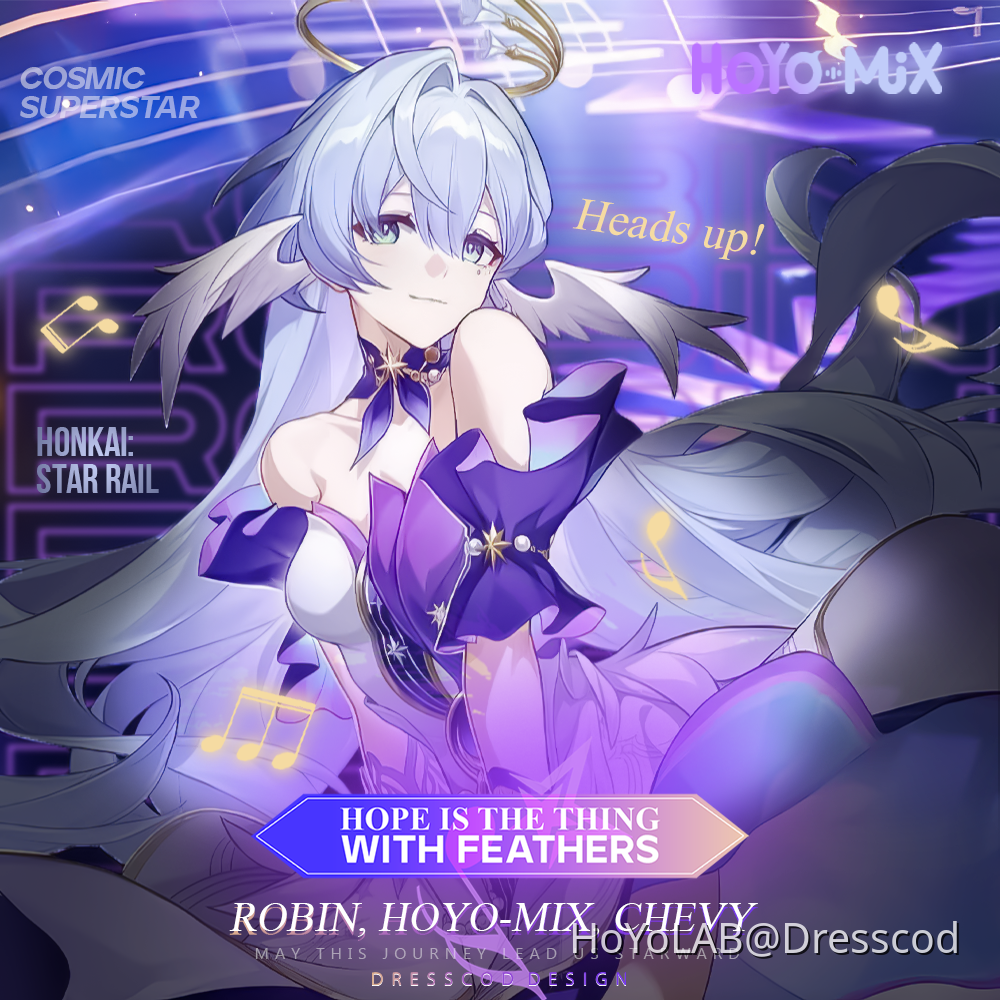 Robin track cover concept - Hope is the Thing With Feathers Honkai ...
