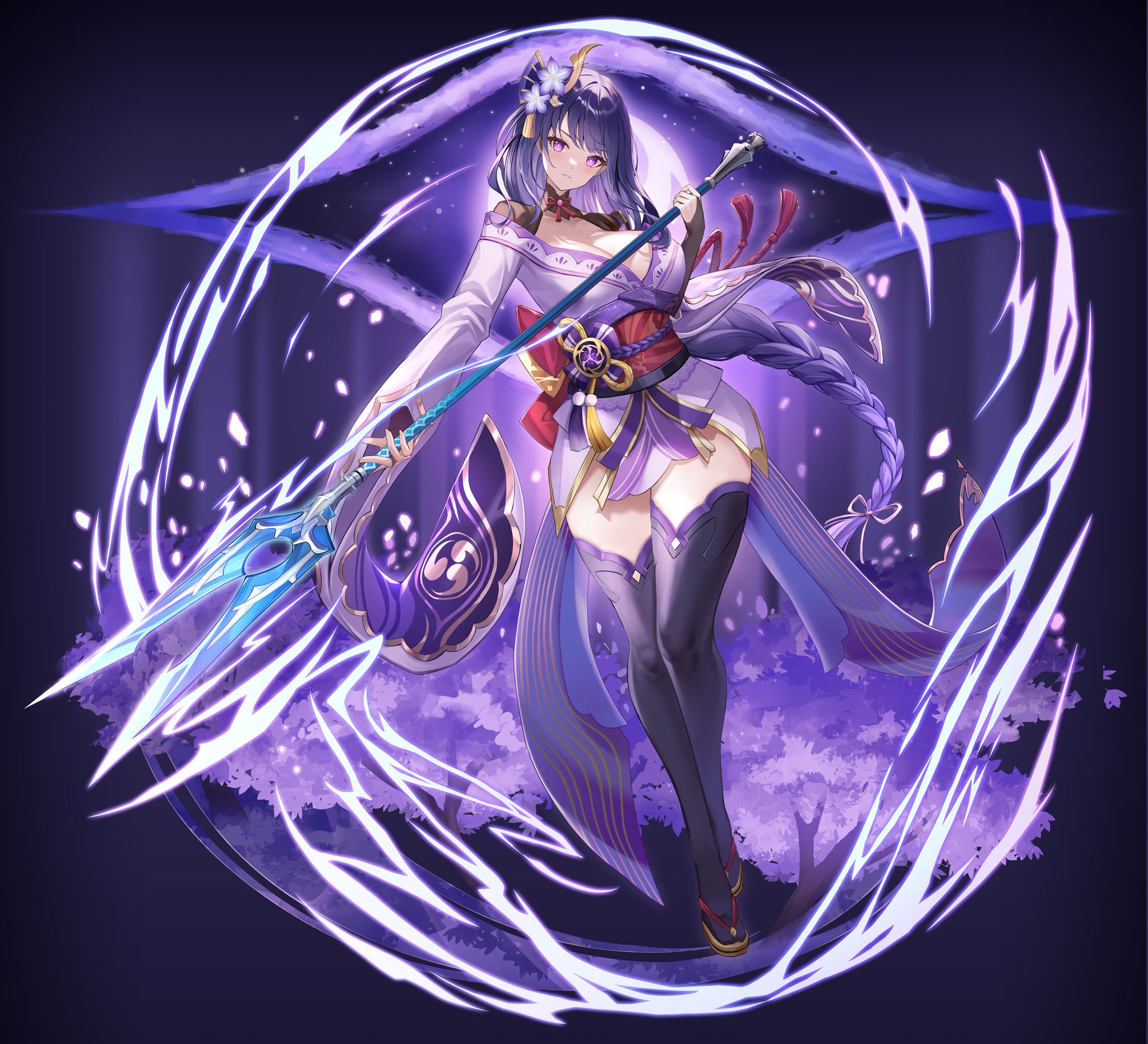 F2p raiden splash art Genshin Impact | HoYoLAB