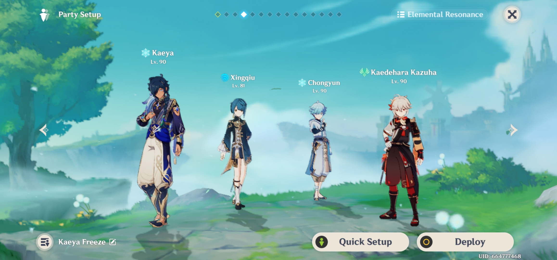 My Teams: Kaeya Freeze Genshin Impact | HoYoLAB