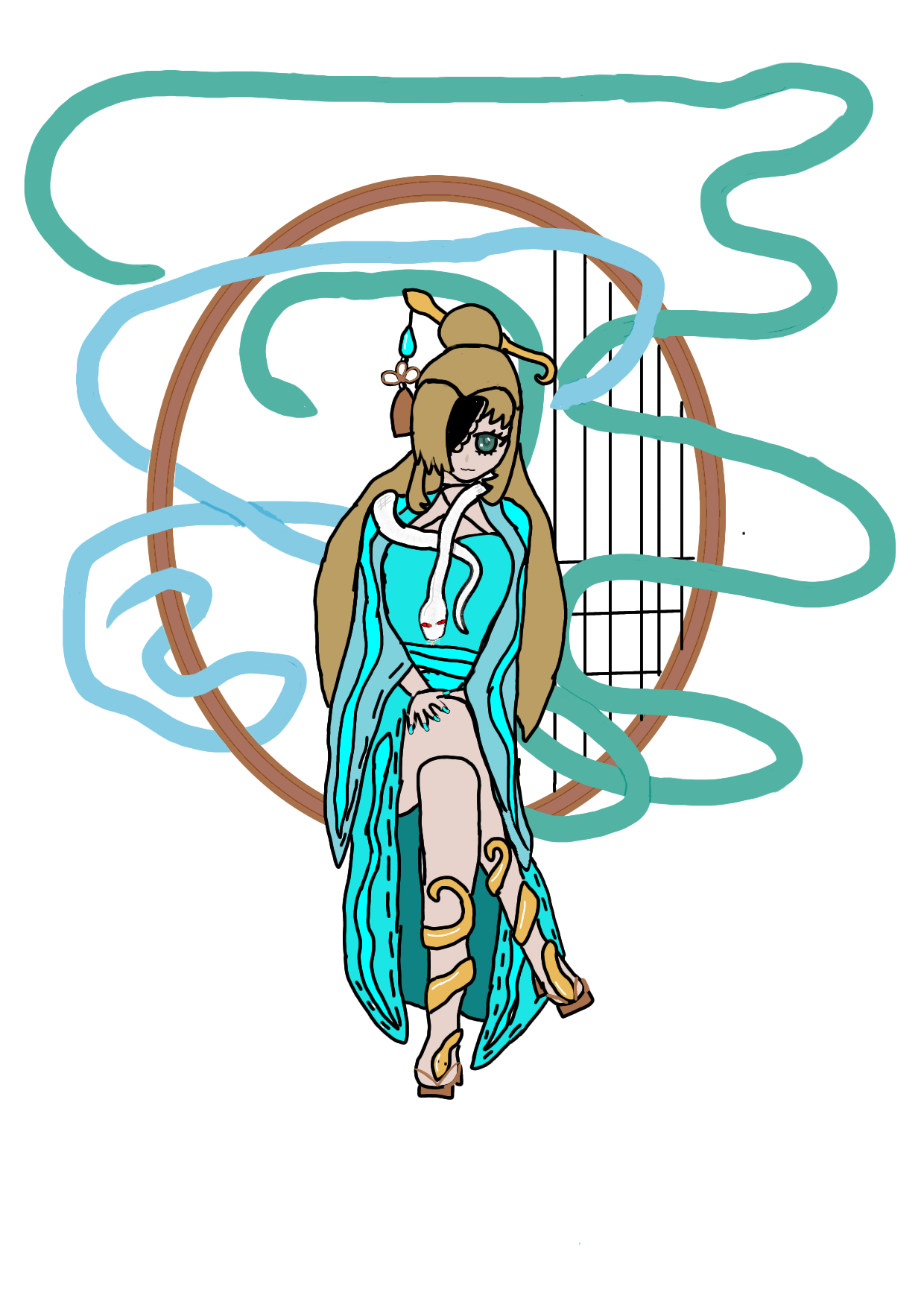 Splash art from my OC Kimiko! Genshin Impact | HoYoLAB