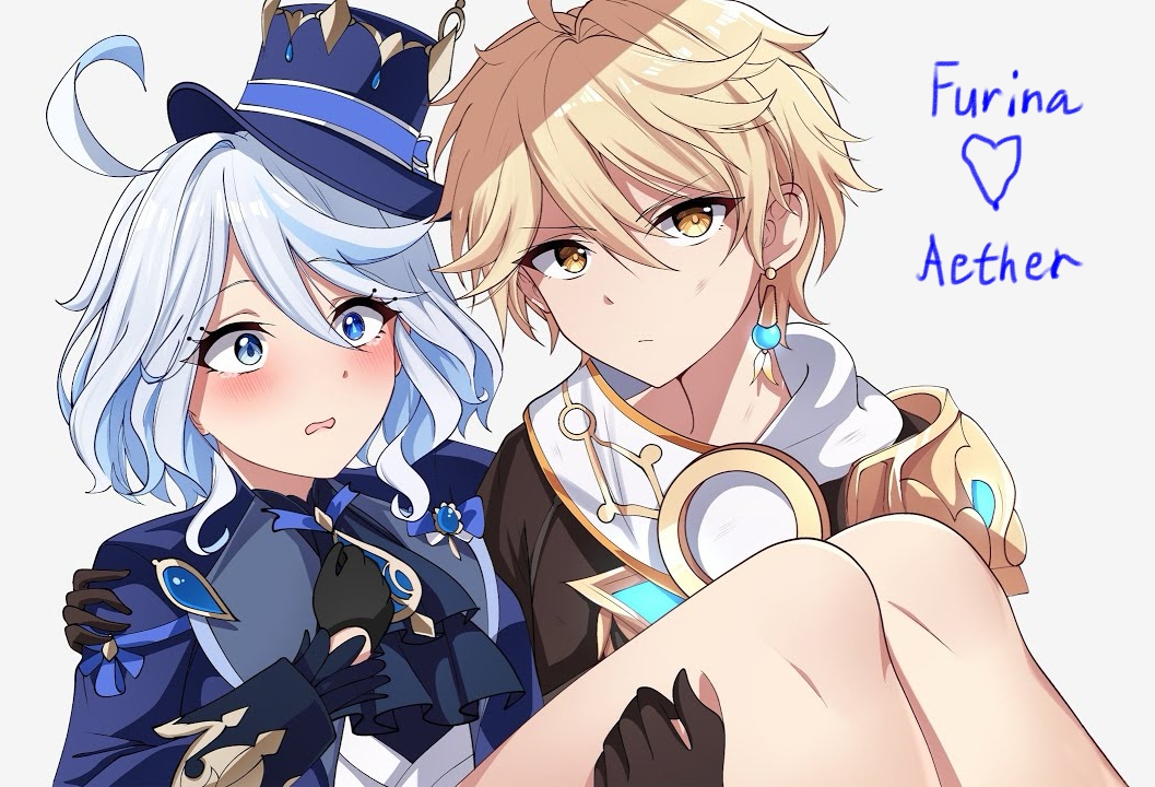 Furina and Aether Genshin Impact | HoYoLAB