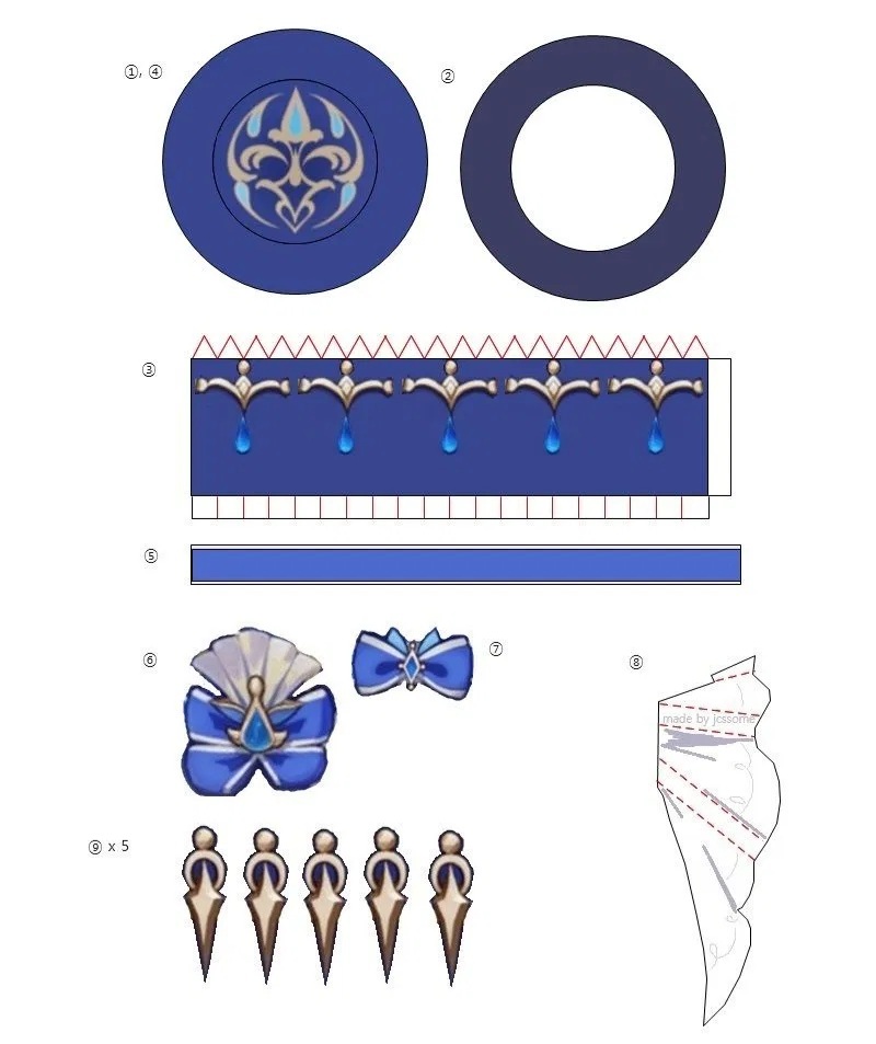 Furina papercraft Genshin Impact | HoYoLAB