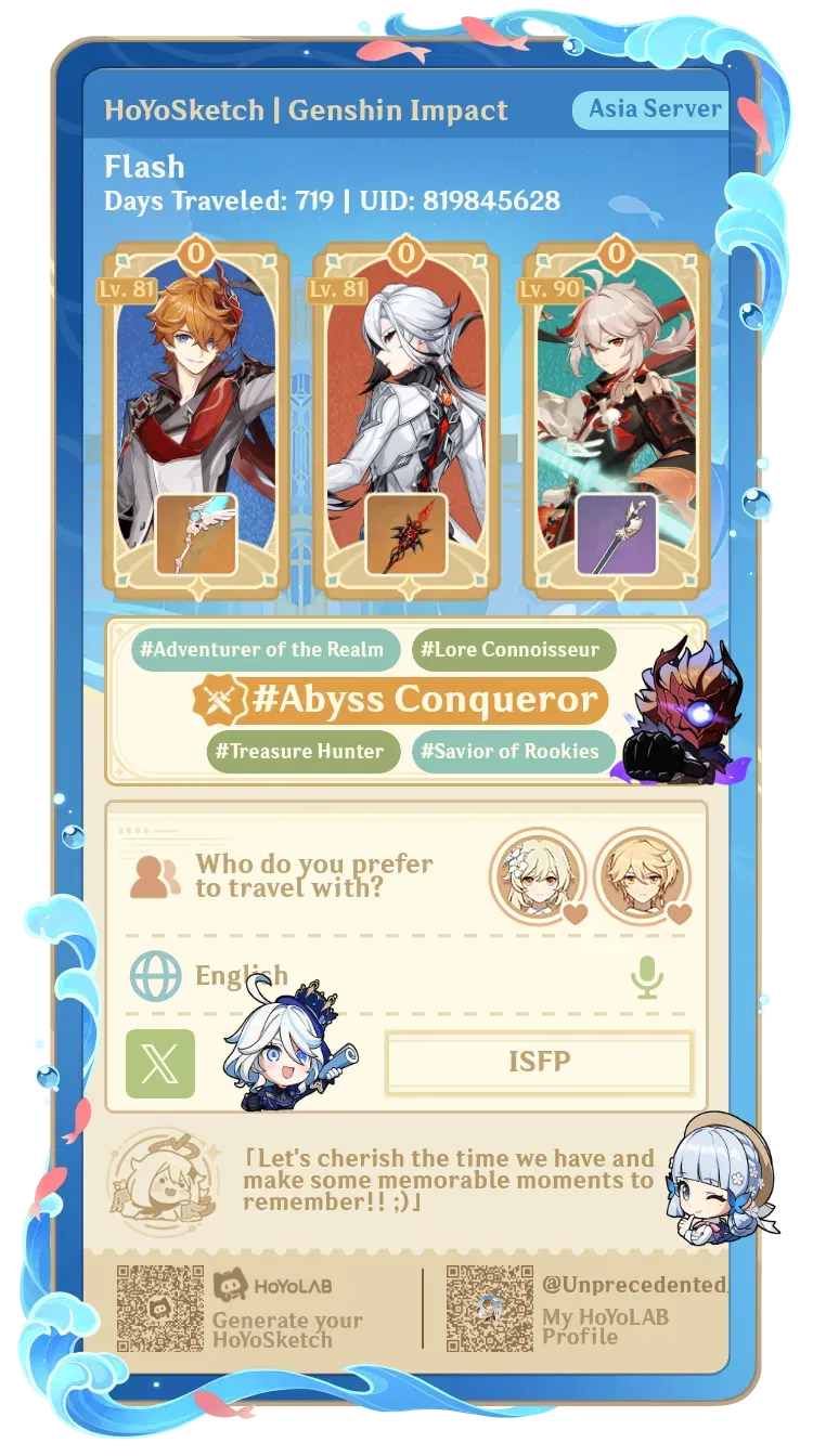 My Genshin name card! Genshin Impact | HoYoLAB