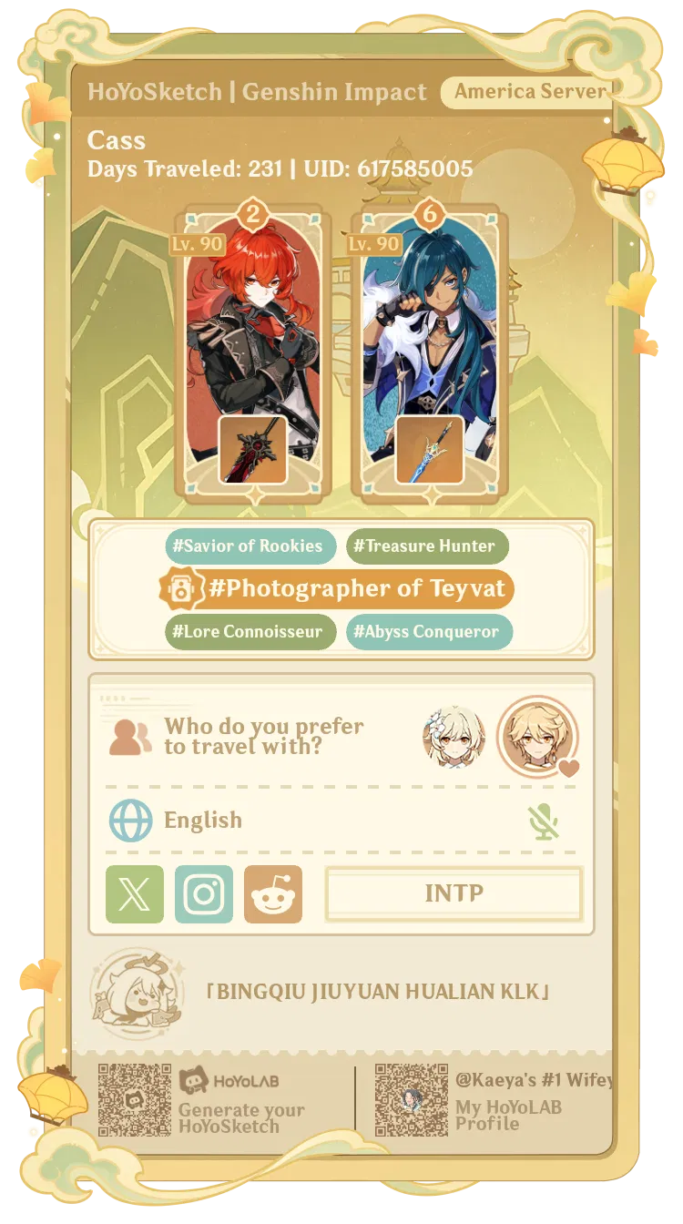 Card Genshin Impact | HoYoLAB