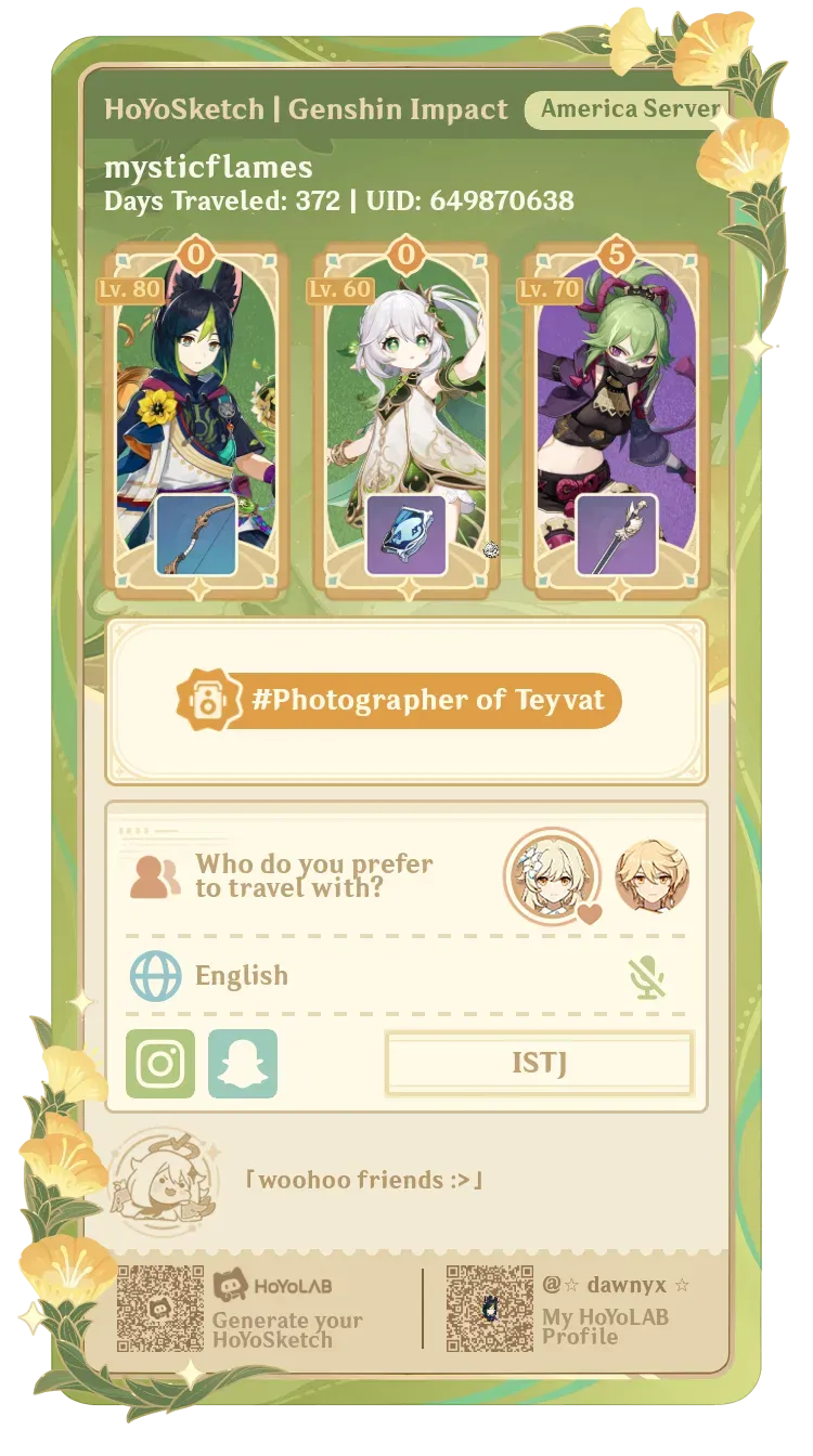 hi I exist Genshin Impact | HoYoLAB