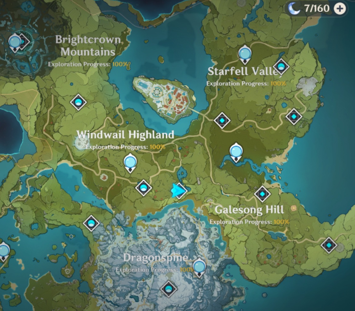 Progress on getting every region to 100% Genshin Impact | HoYoLAB