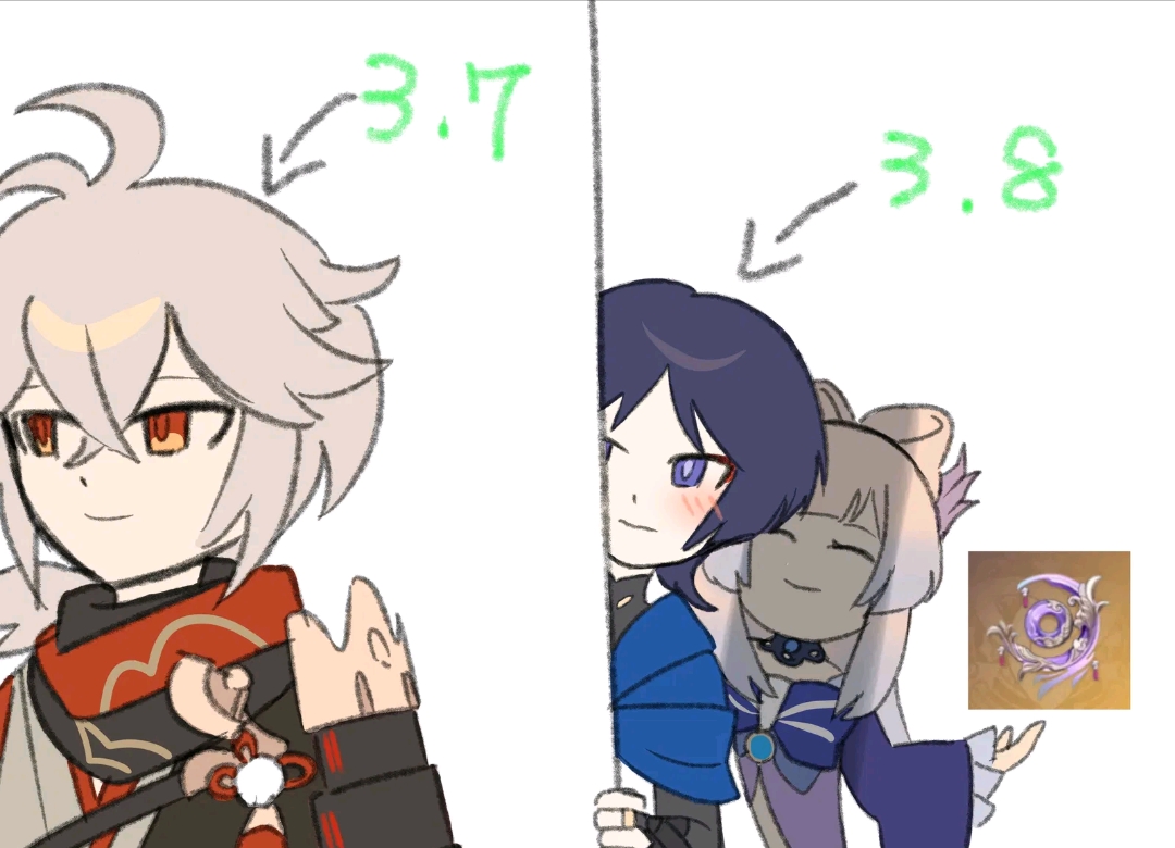 kuni want to be with him but he to shy Genshin Impact | HoYoLAB