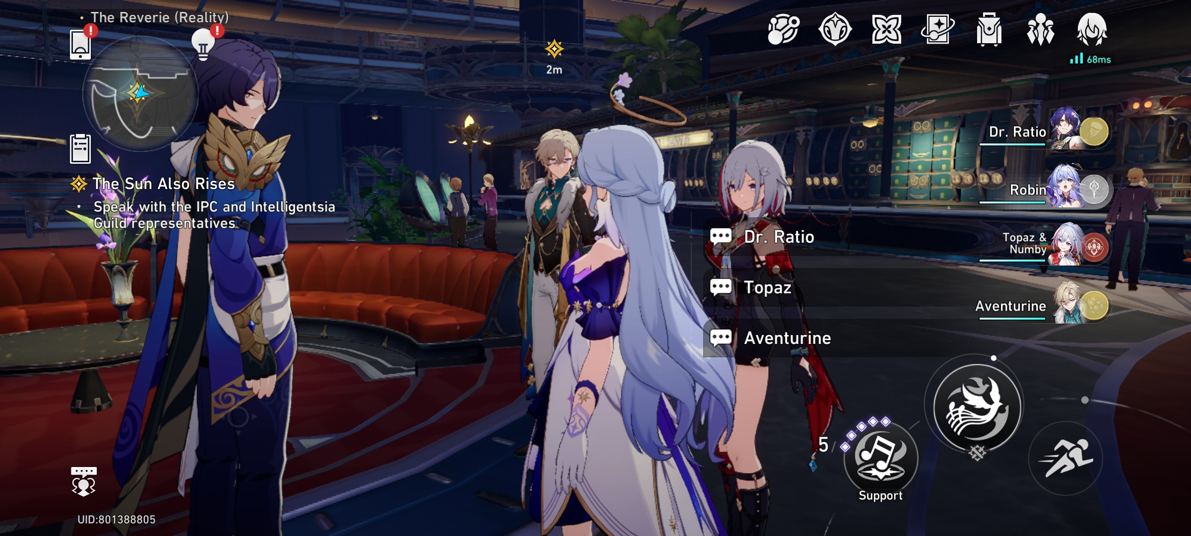 IRS team checking their BiS support Honkai: Star Rail | HoYoLAB