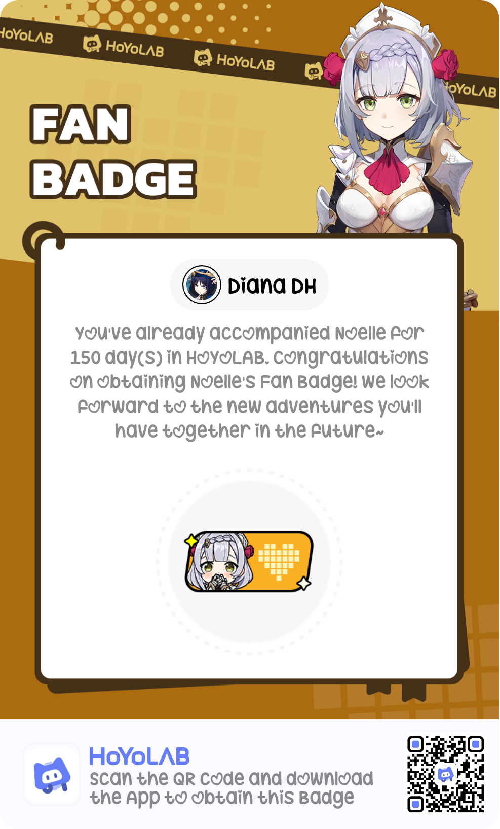 Companionship Points- Noelle Genshin Impact | HoYoLAB