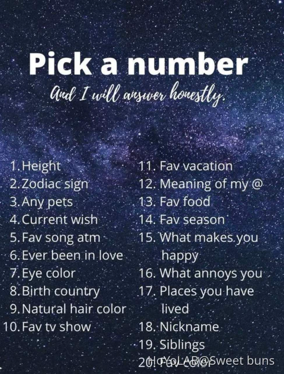 Pick a number | HoYoLAB