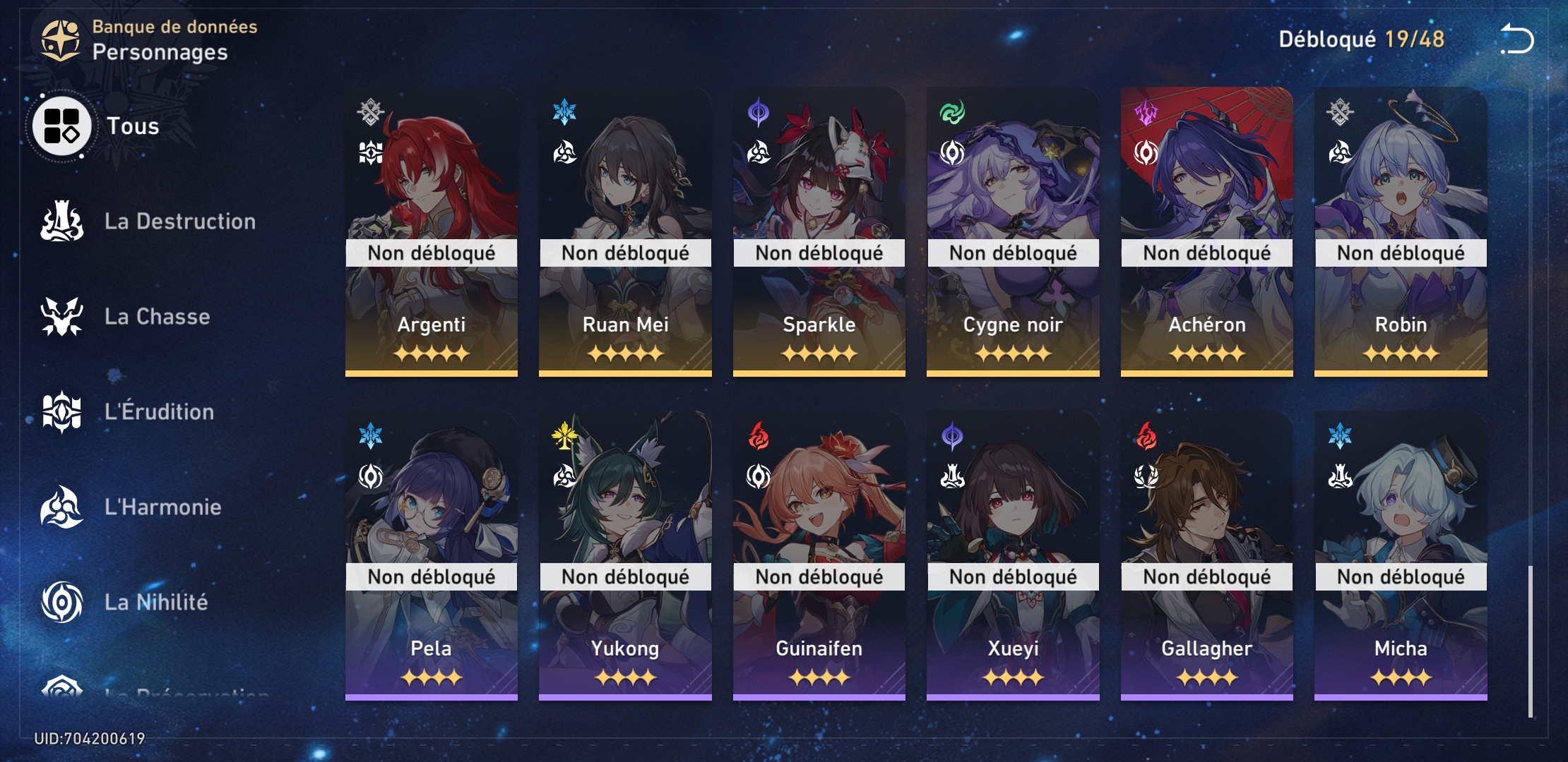 je pensais pas qu'il me restais su peu de 4 étoile à avoir (dont ...