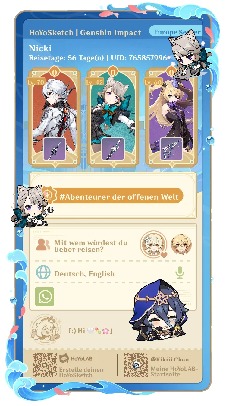 Here the version with stickers Genshin Impact | HoYoLAB