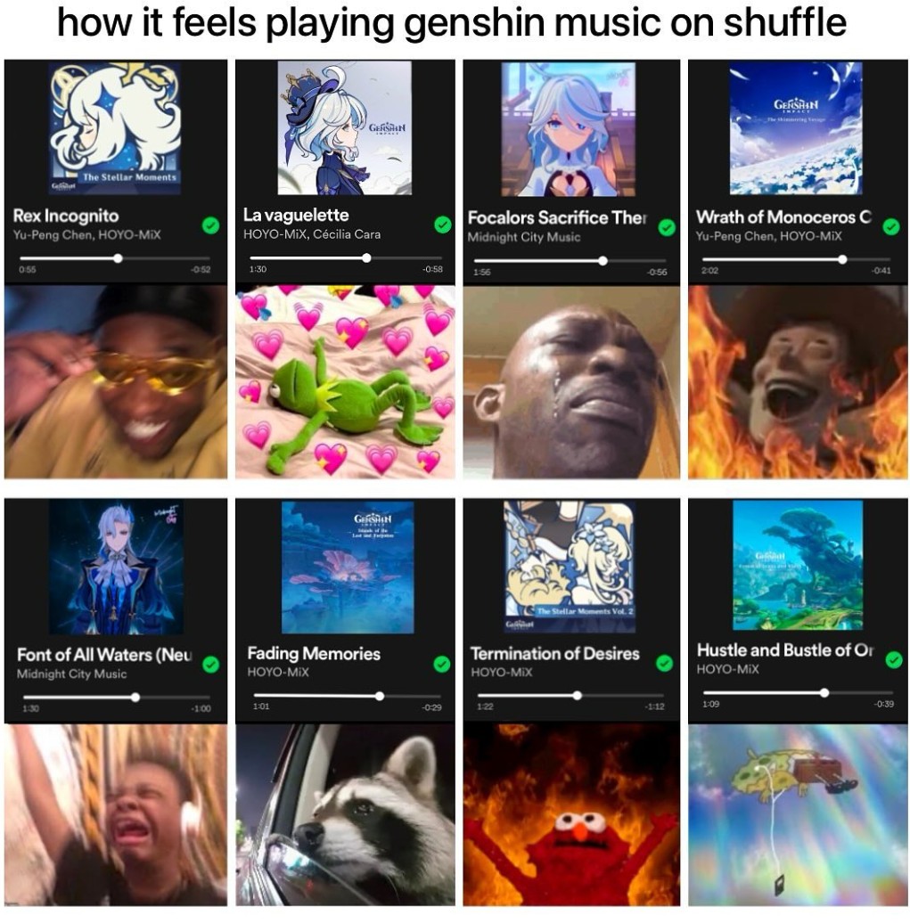 how it feels to listen to genshin music and theme 😁😀 let me know your ...